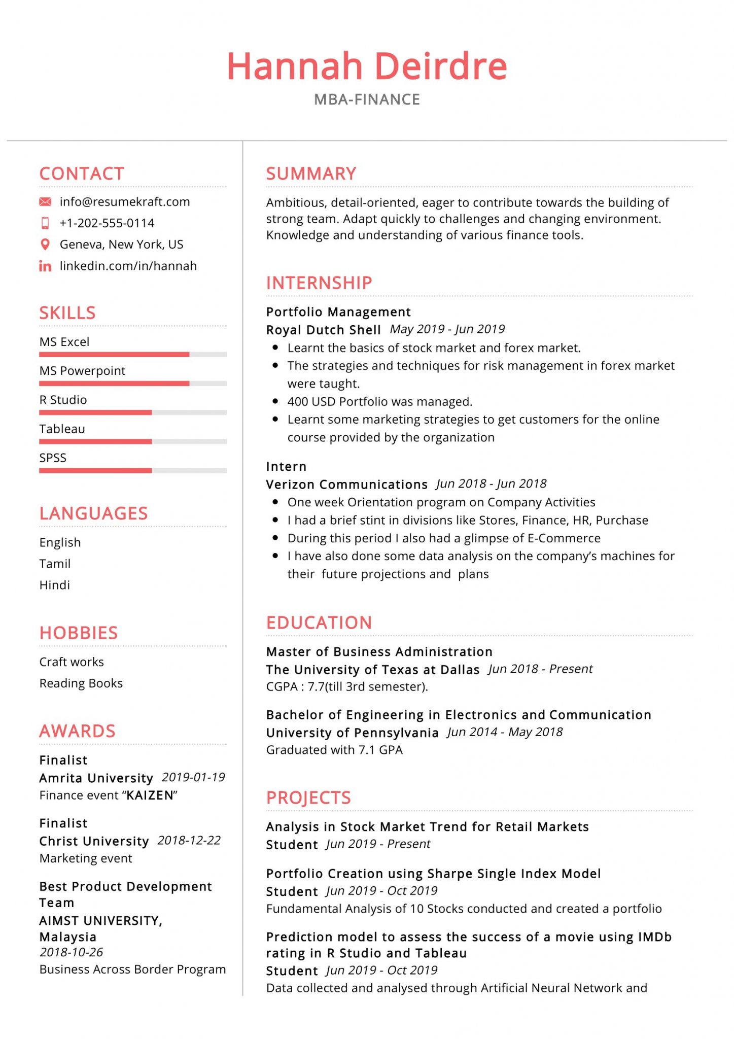 Business Resume Examples - Page 8 of 9 2023 - ResumeKraft