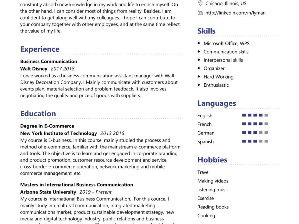 Business Communication Resume Sample 2023 Writing Tips ResumeKraft