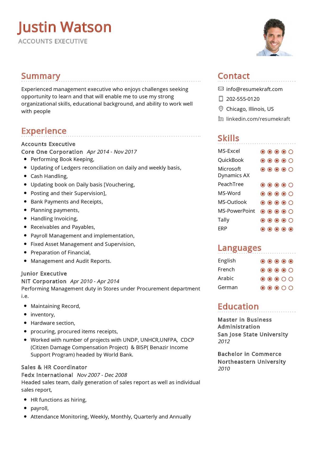 Accounting Finance Resume Samples 2022 ResumeKraft