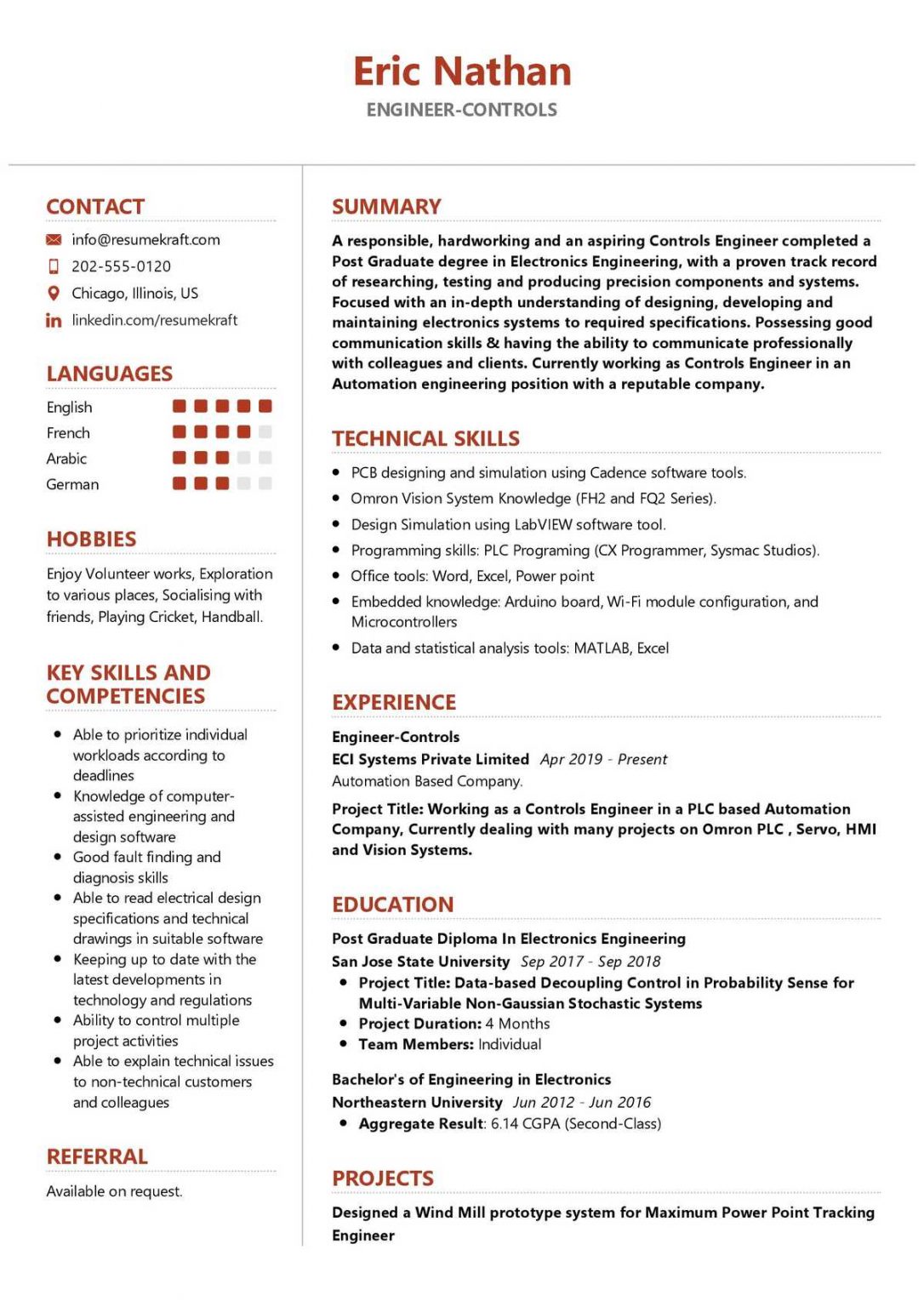 Engineering Resume Examples 2021 - ResumeKraft Engineering Resume Examples 2021 - ResumeKraft