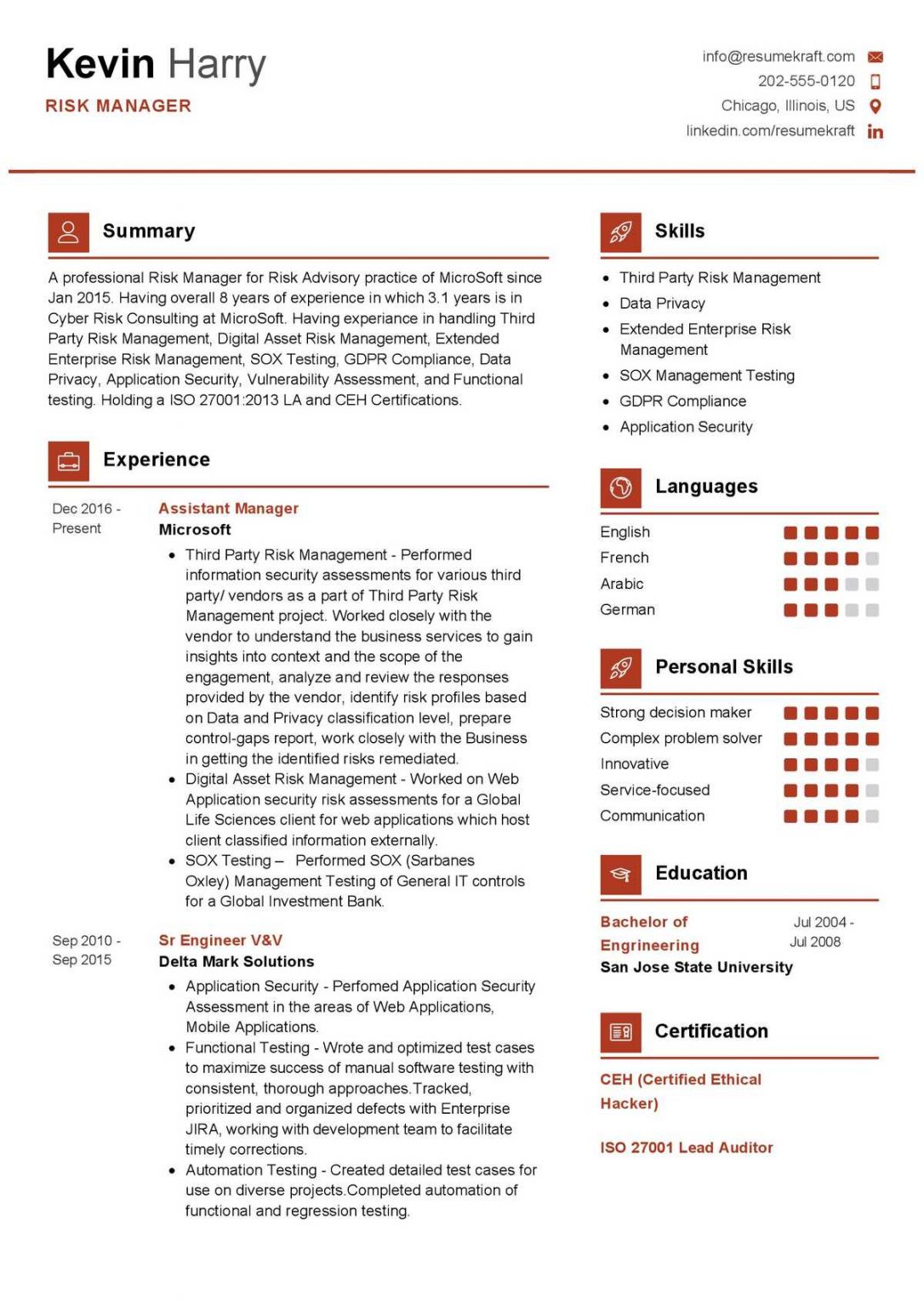 1200+ Professional Resume Samples for 2022 | ResumeKraft