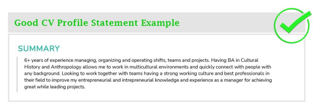 50+ Good CV Examples with Writing Guide in 2025 - ResumeKraft