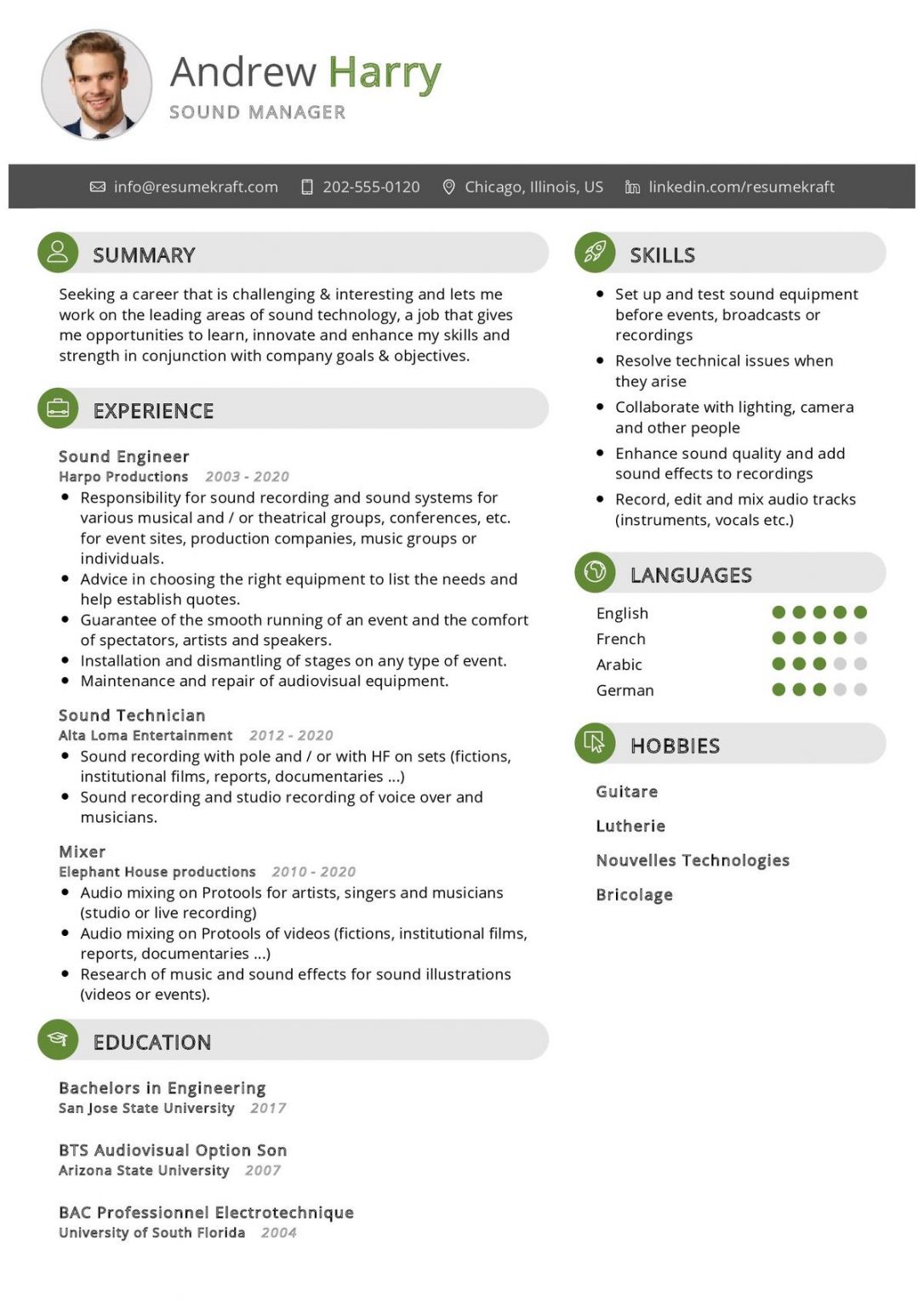 50+ Good CV Examples with Writing Guide in 2025 - ResumeKraft