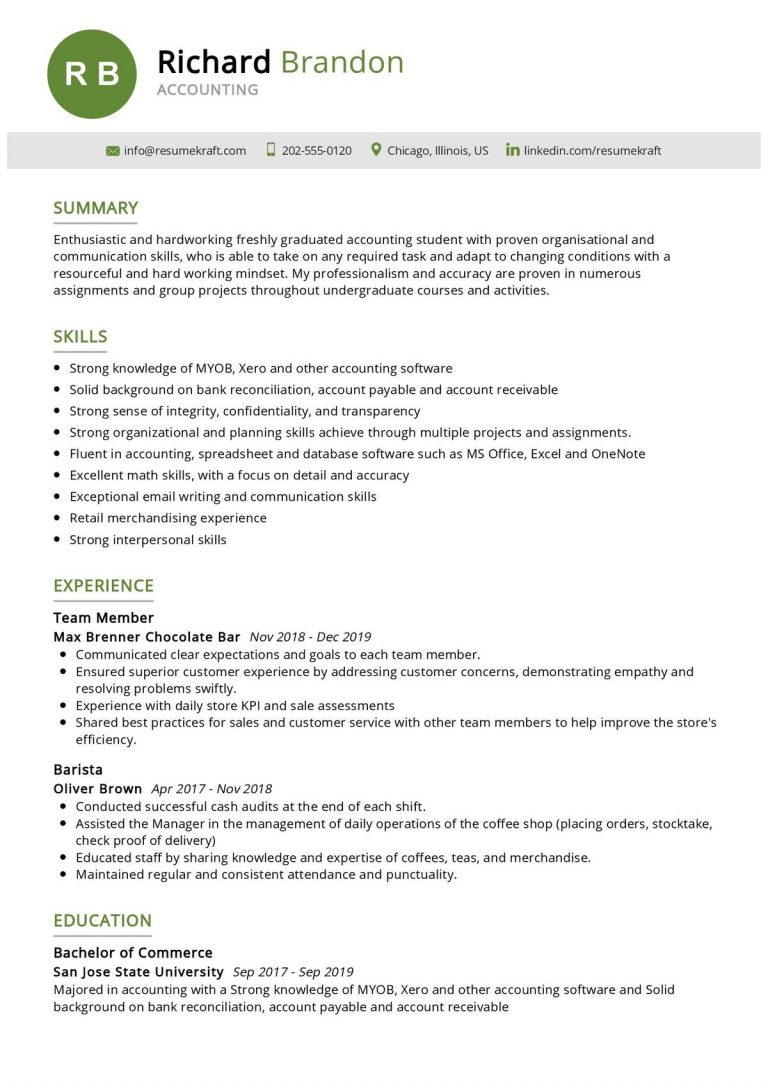 Student CV template + 16 CV examples in 2025 - ResumeKraft