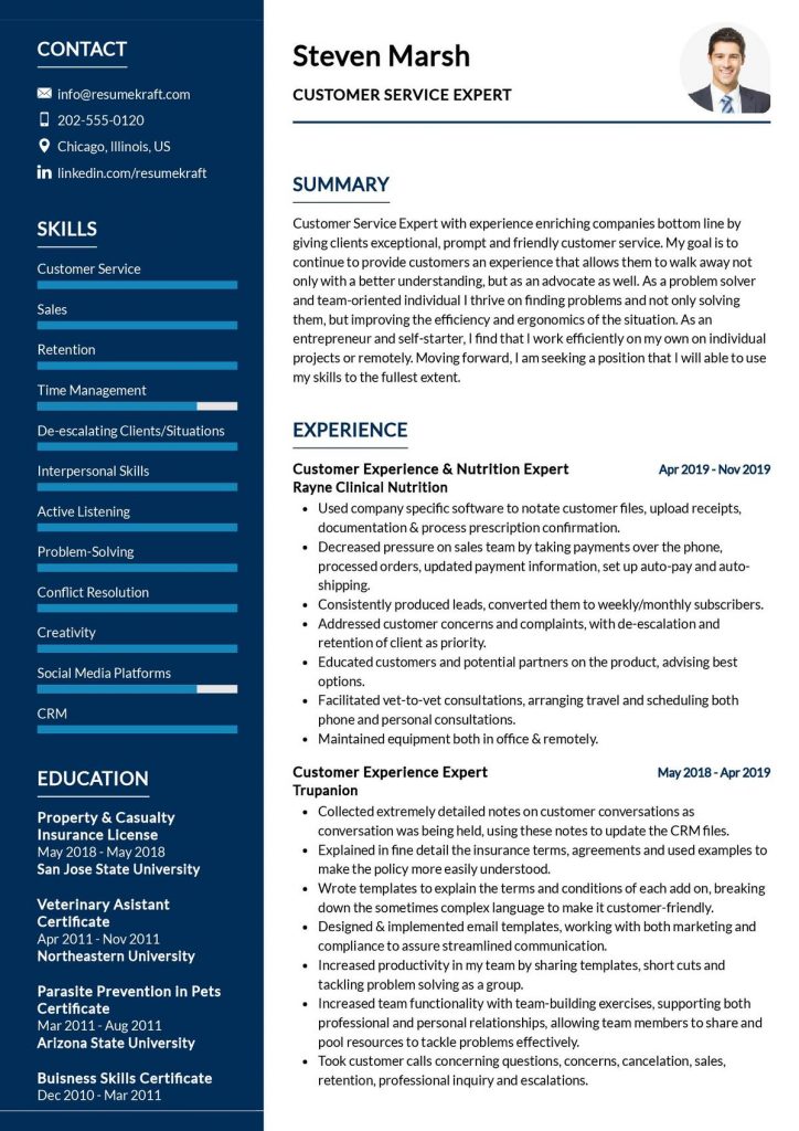 400+ Professional Resume Samples for 2021 | ResumeKraft
