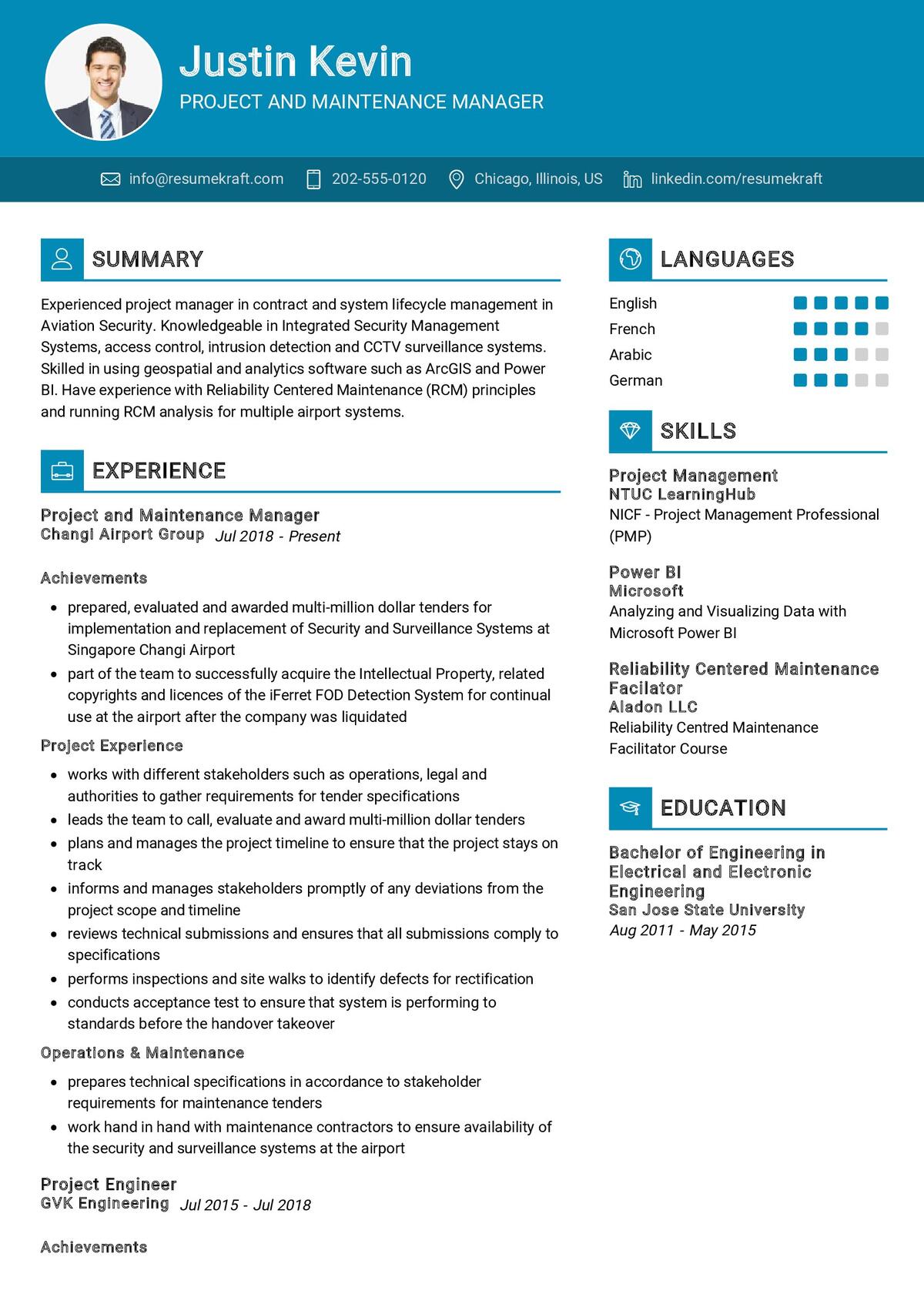 Maintenance Manager CV Sample 2023 Writing Tips ResumeKraft
