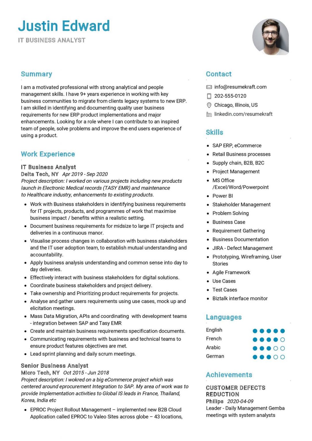 1200+ Professional Resume Samples for 2022 | ResumeKraft