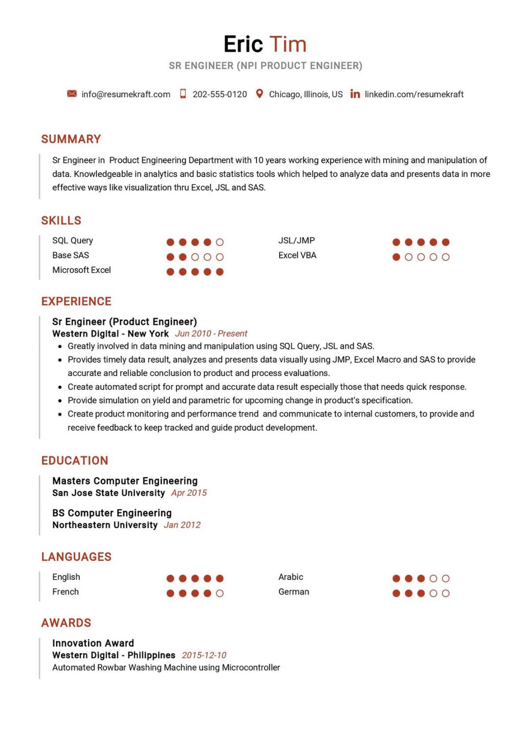2200+ Professional Resume Samples in 2025 | ResumeKraft