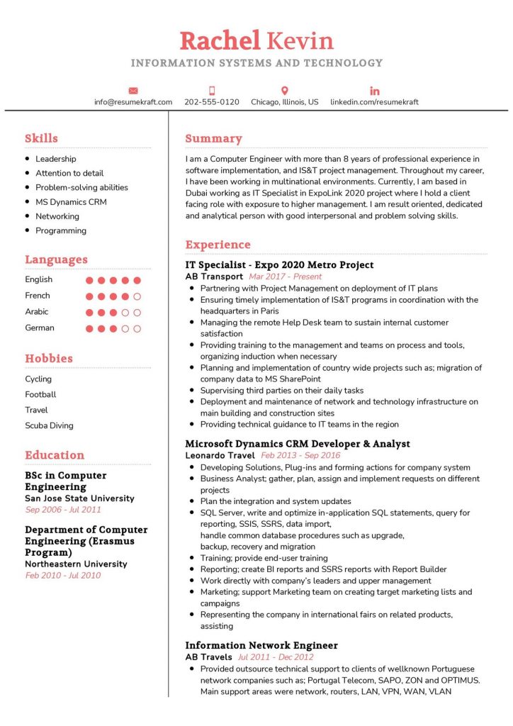 1050+ Professional Resume Samples for 2022 | ResumeKraft