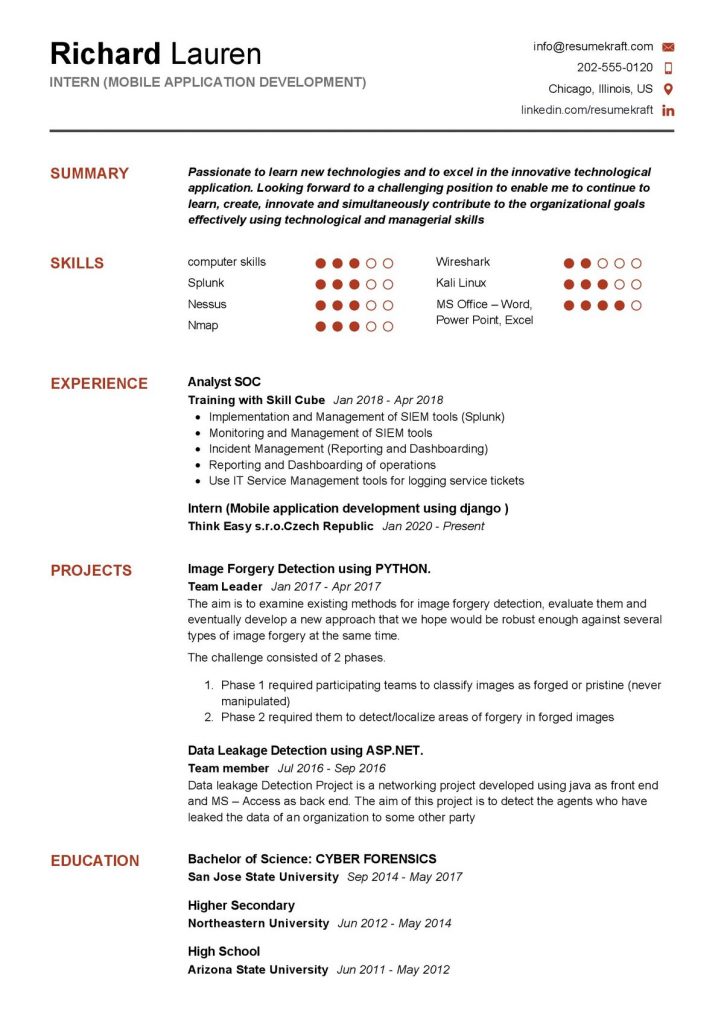 2200+ Professional Resume Samples in 2025 | ResumeKraft