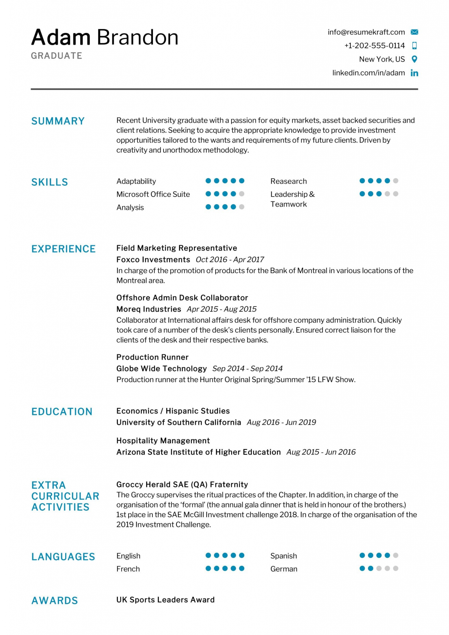 Mastering Your Recent College Graduate Resume: A Step-by-Step Guide in ...