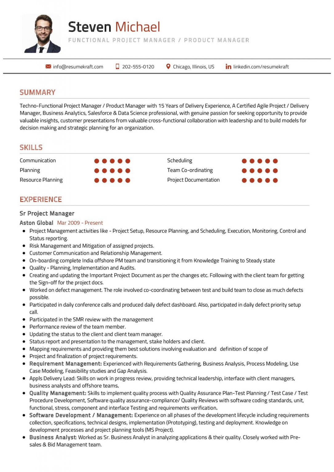 19 Project Manager Resume Examples: 2025 Guide in 2025 - ResumeKraft