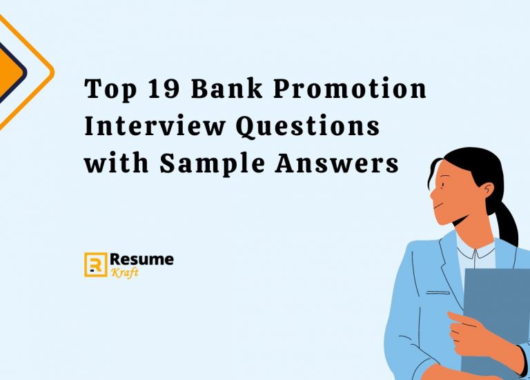 Top 19 Bank Promotion Interview Questions with Sample Answers in 2025 ...