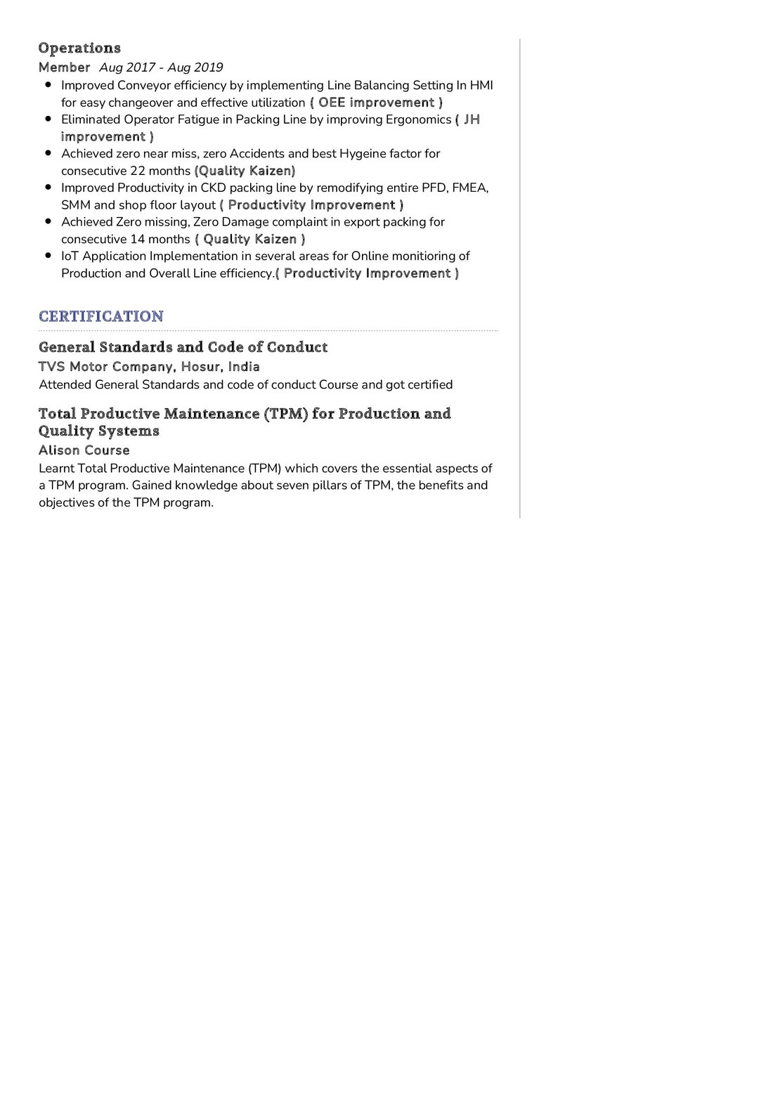 Engineer Operations Resume Example in 2025 - ResumeKraft Engineer Operations Resume Example in 2025 - ResumeKraft