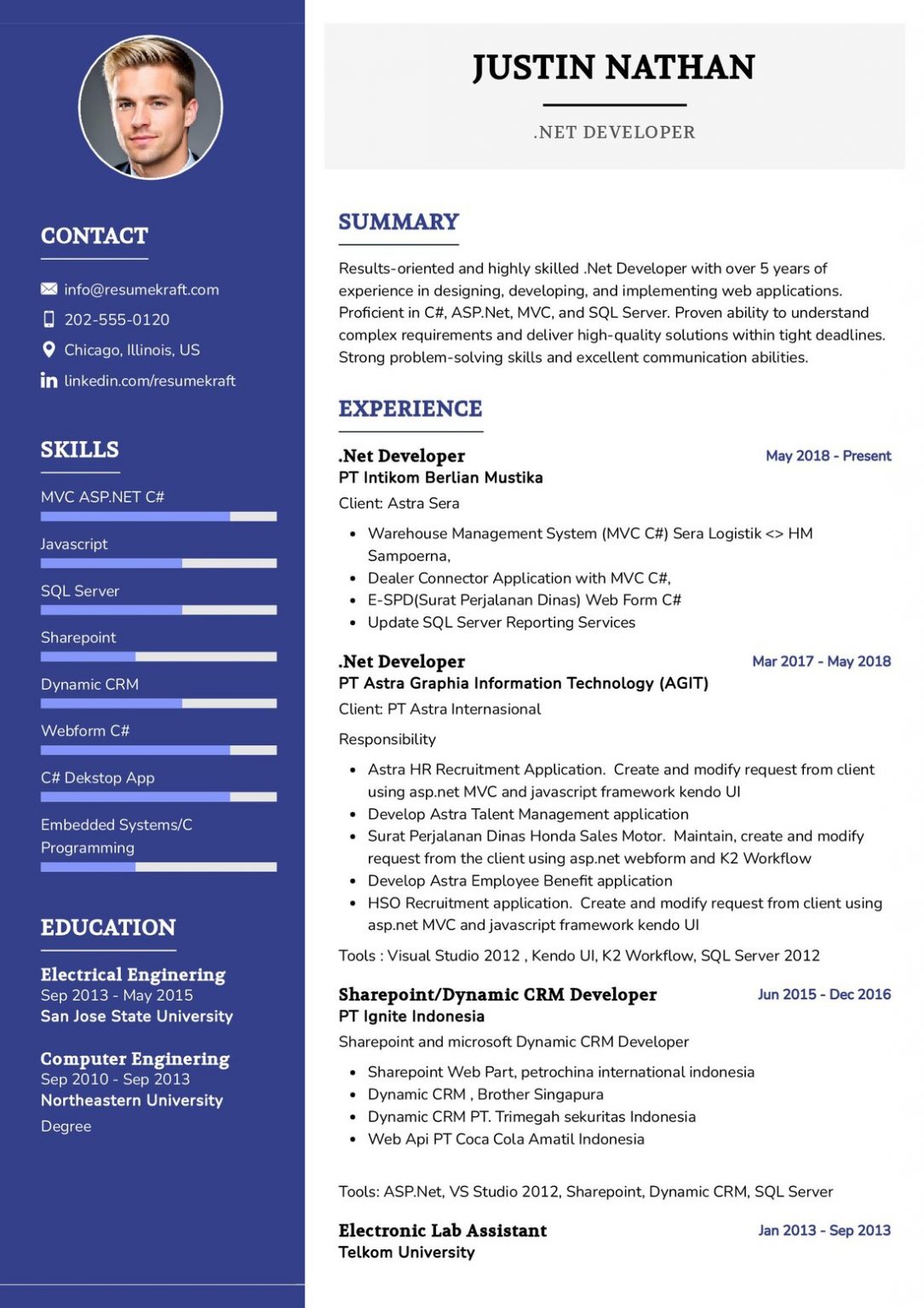 2200+ Professional Resume Samples in 2025 | ResumeKraft