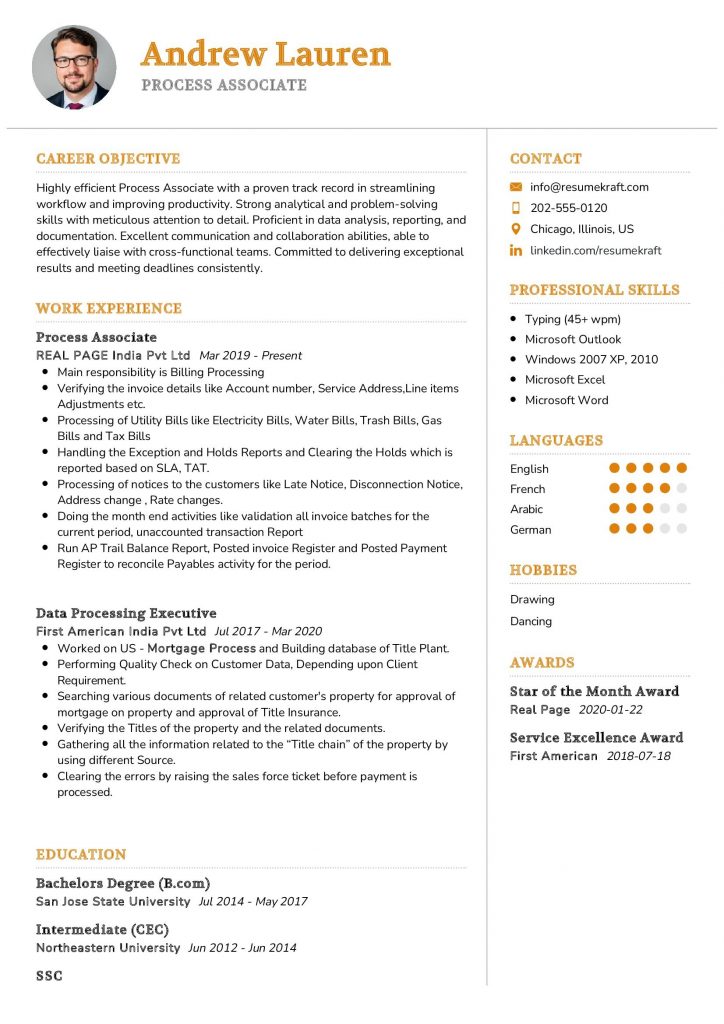2200+ Professional Resume Samples in 2025 | ResumeKraft