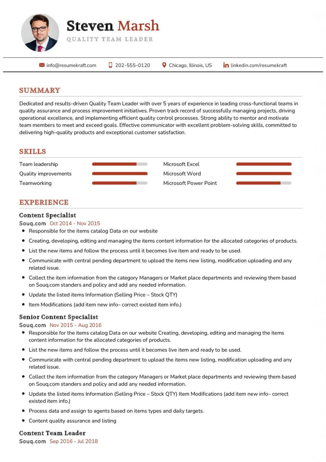 2200+ Professional Resume Samples in 2025 | ResumeKraft