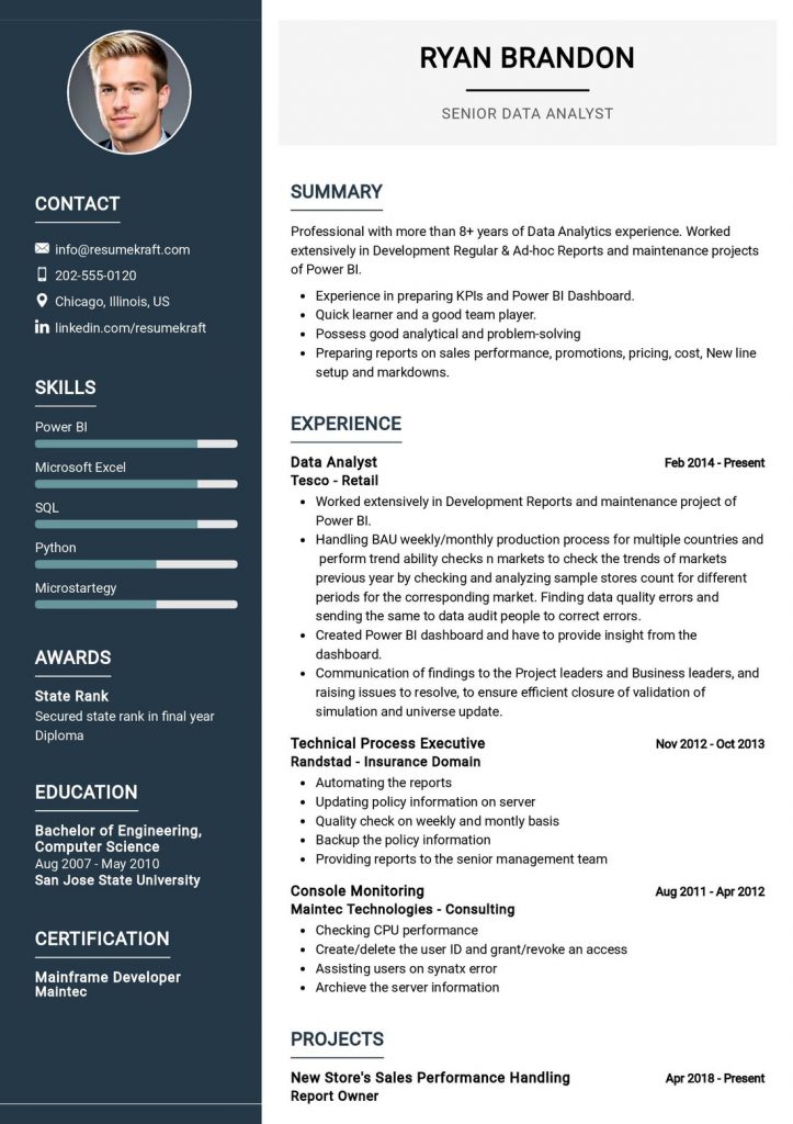 2200+ Professional Resume Samples in 2025 | ResumeKraft