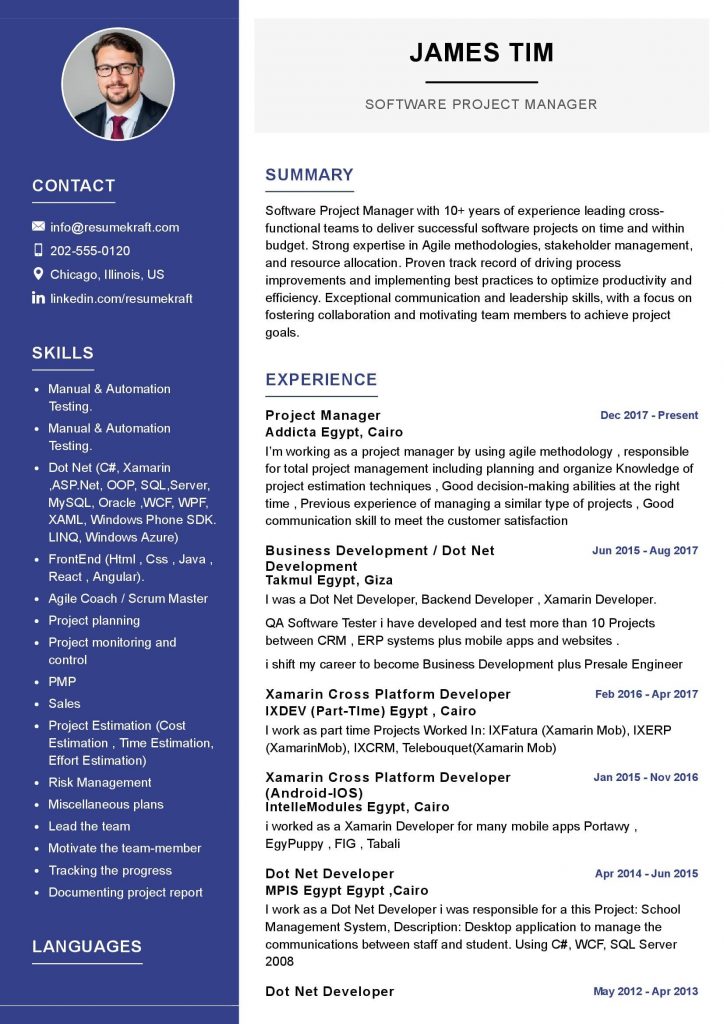 2200+ Professional Resume Samples in 2024 | ResumeKraft