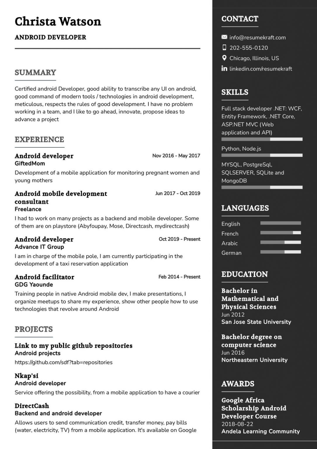 IT Resume Samples - Page 23 of 47 in 2024 - ResumeKraft