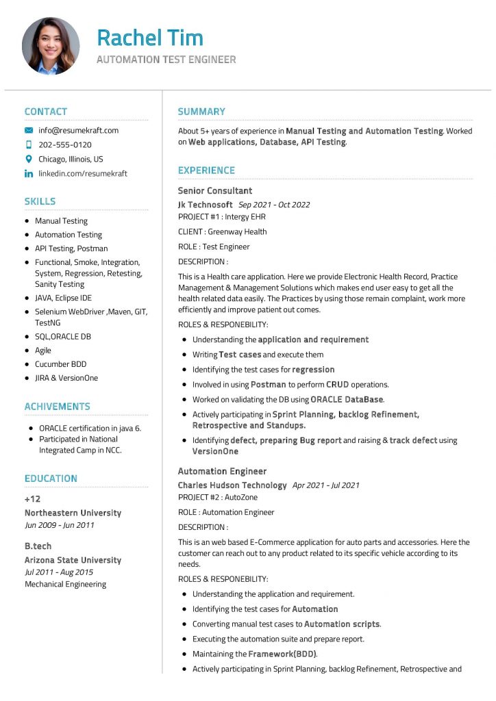 2200+ Professional Resume Samples in 2024 | ResumeKraft