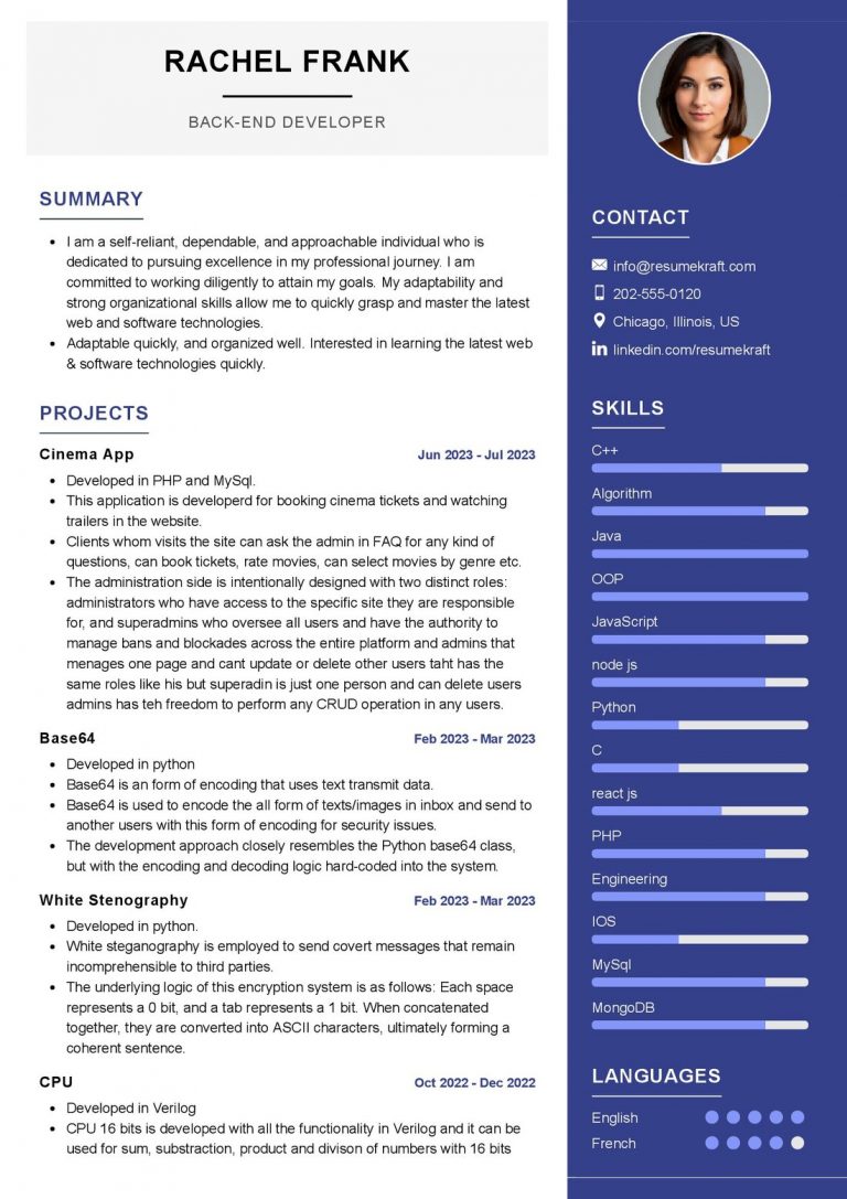 2200+ Professional Resume Samples in 2025 | ResumeKraft