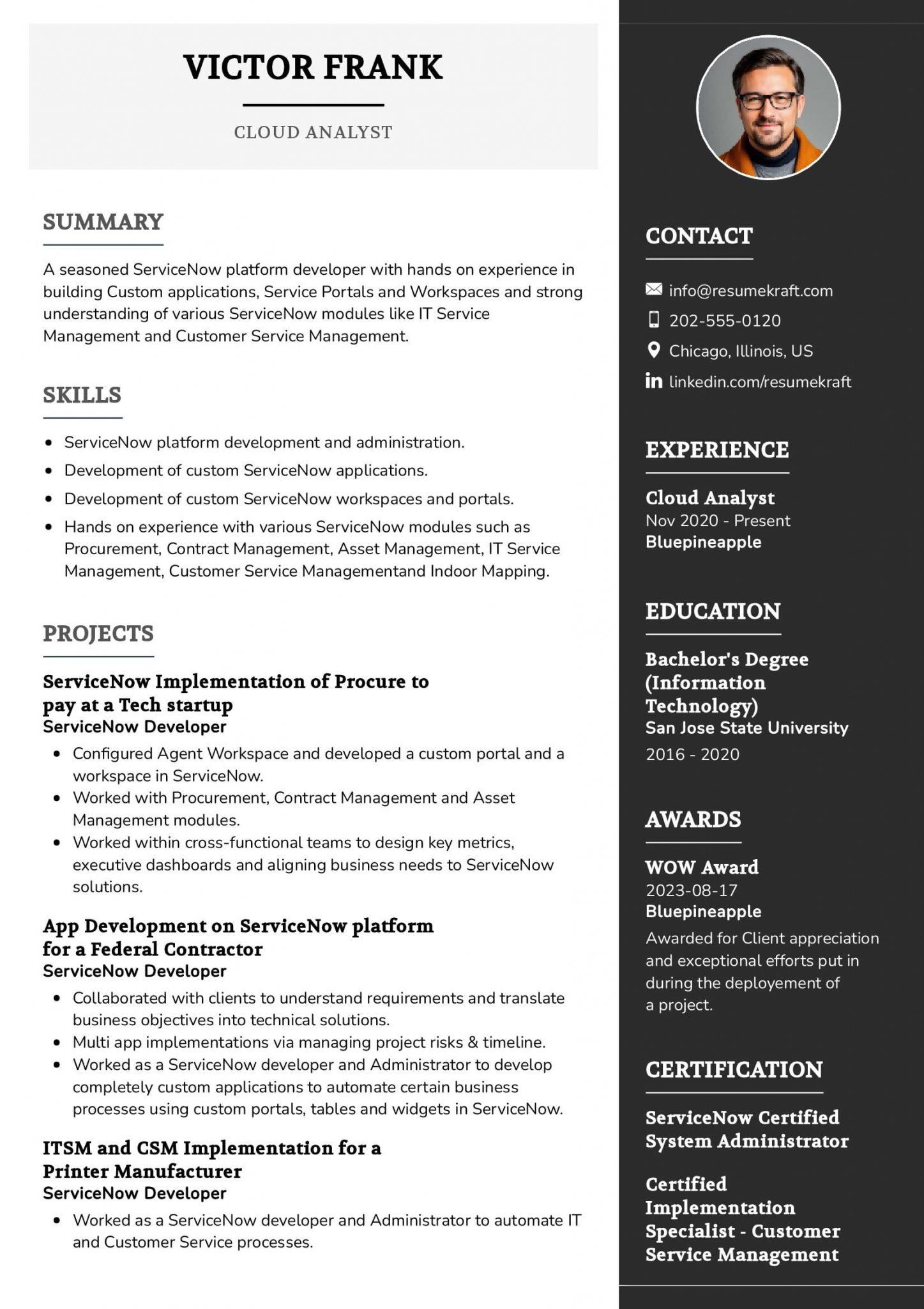 2200+ Professional Resume Samples in 2025 | ResumeKraft