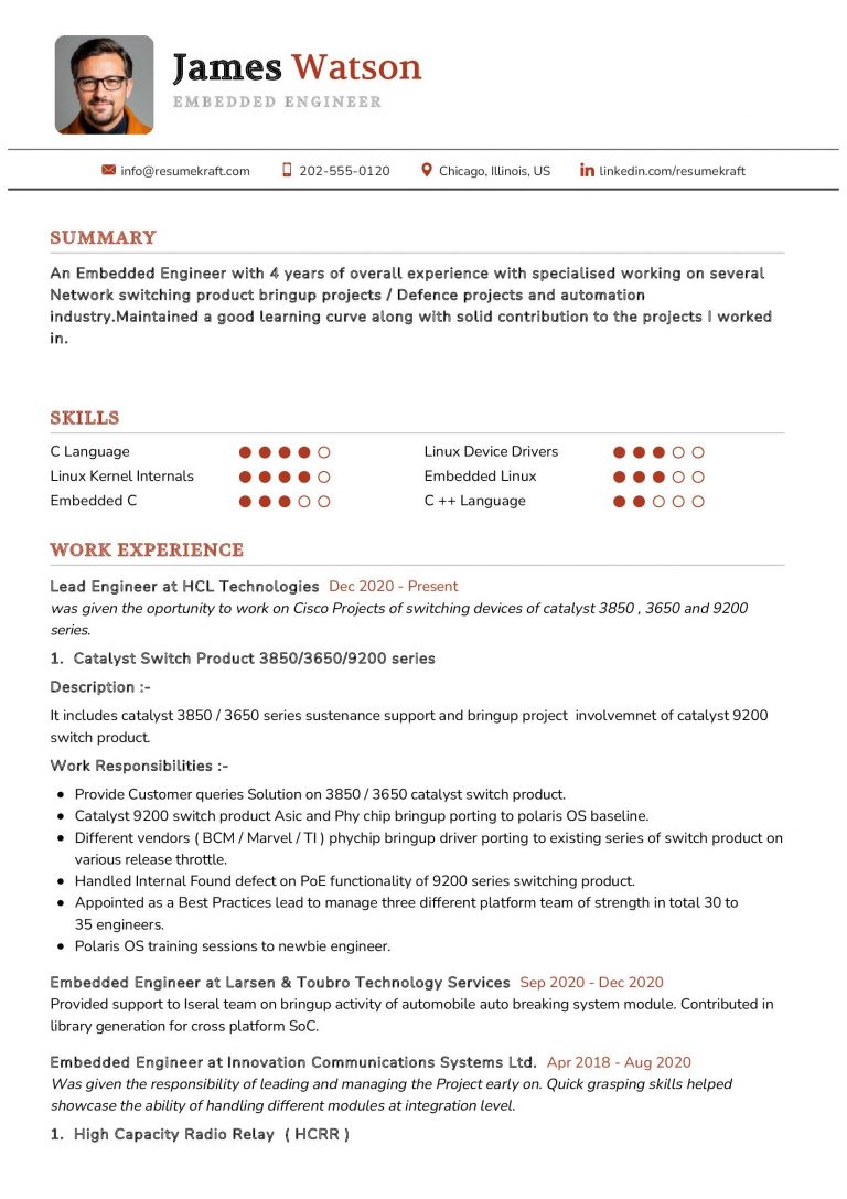 2200+ Professional Resume Samples in 2025 | ResumeKraft