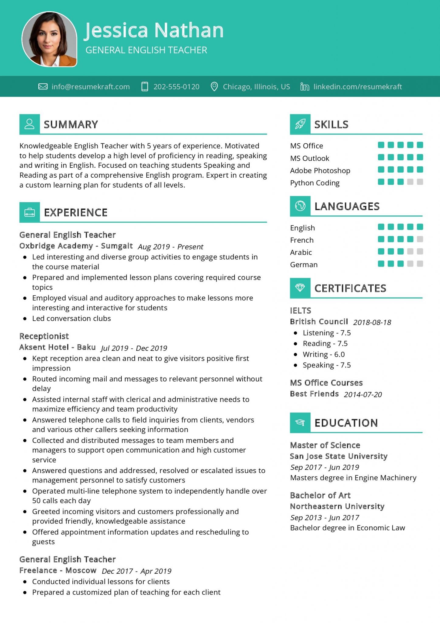 2200+ Professional Resume Samples in 2025 | ResumeKraft