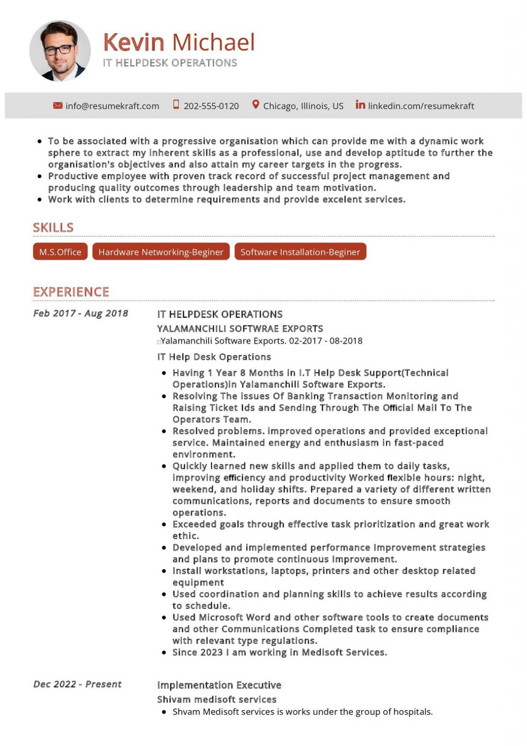 2200+ Professional Resume Samples in 2025 | ResumeKraft