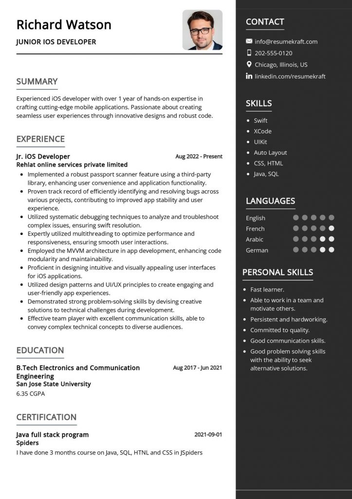 IT Resume Samples - Page 9 of 32 2023 - ResumeKraft