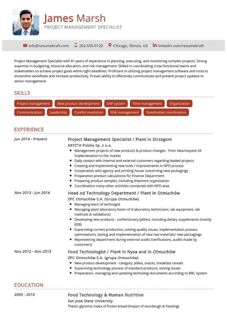 2200+ Professional Resume Samples in 2024 | ResumeKraft