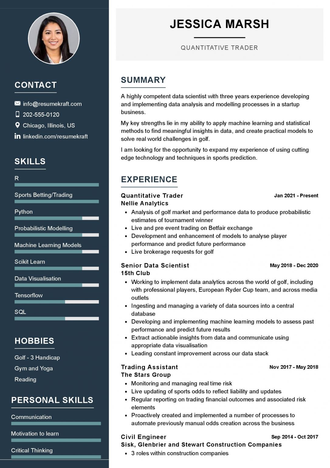 2200+ Professional Resume Samples in 2025 | ResumeKraft