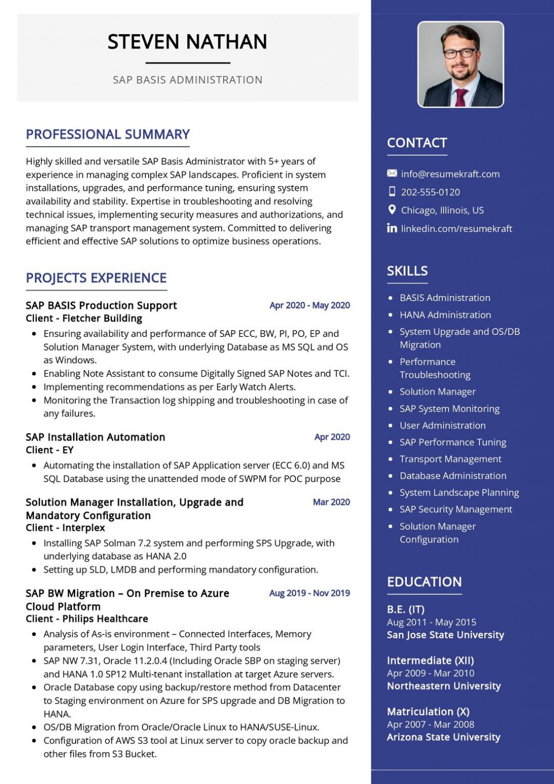 2200+ Professional Resume Samples in 2025 | ResumeKraft