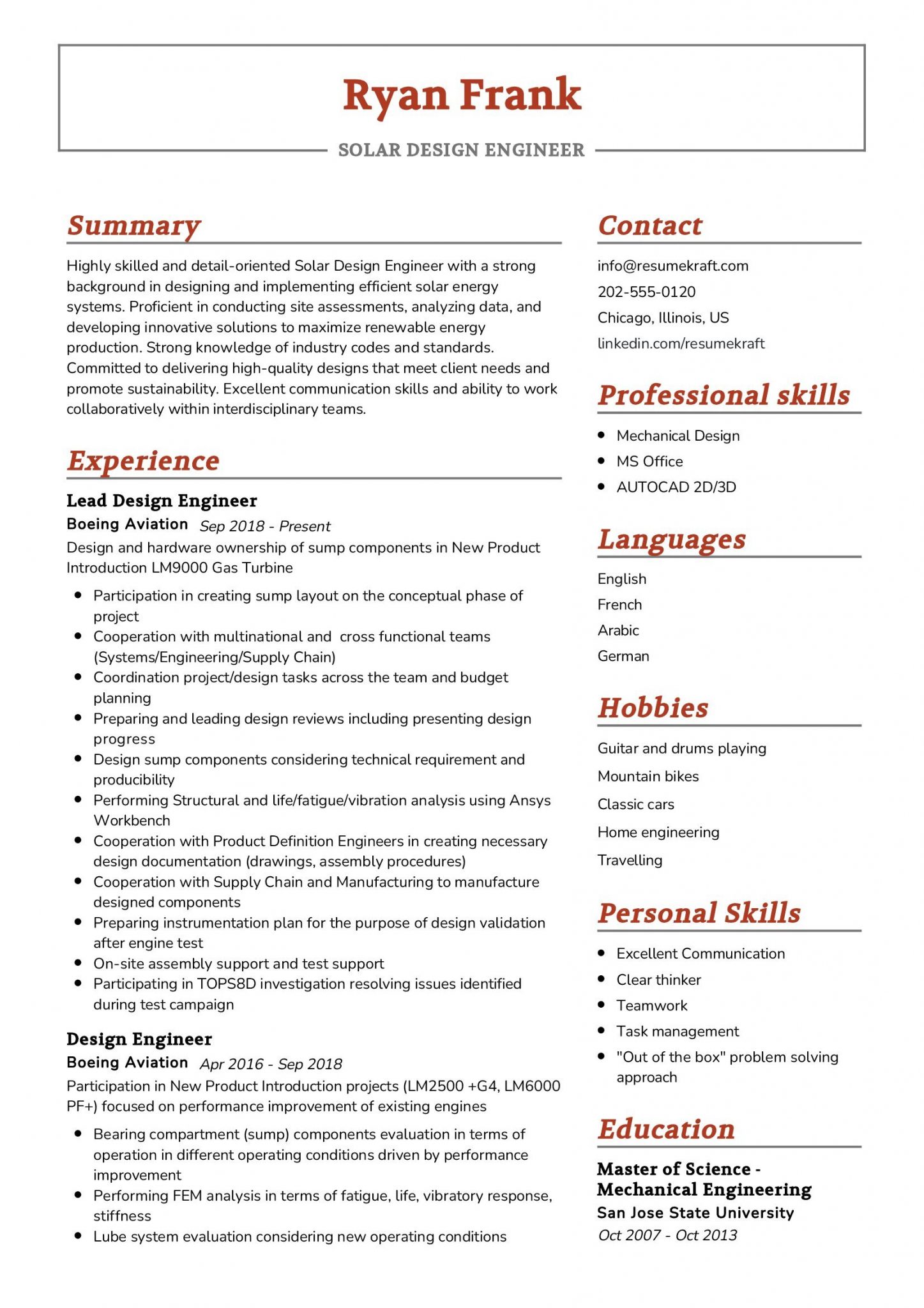 Engineering Resume Examples - Page 12 of 21 in 2025 - ResumeKraft