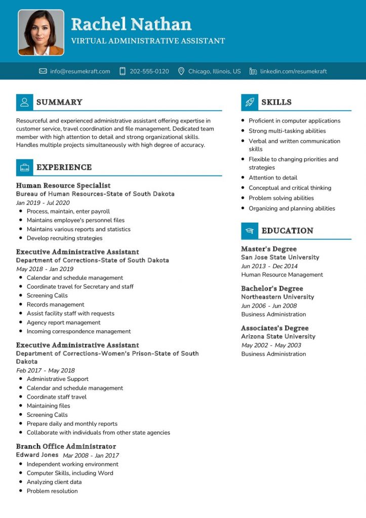 Administration Resume Samples - Page 6 of 27 in 2024 - ResumeKraft