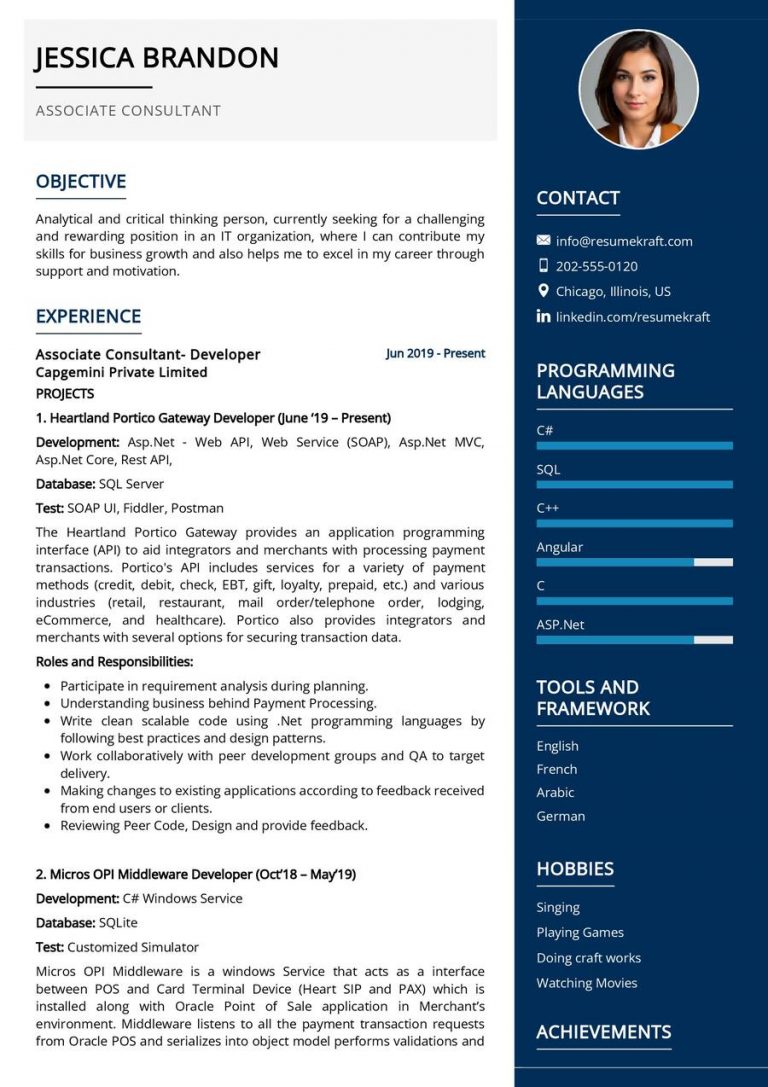 2200+ Professional Resume Samples in 2025 | ResumeKraft