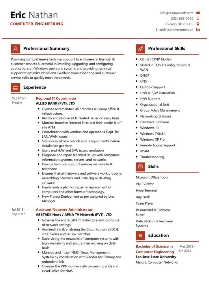 Engineering Resume Examples - Page 8 of 21 in 2025 - ResumeKraft