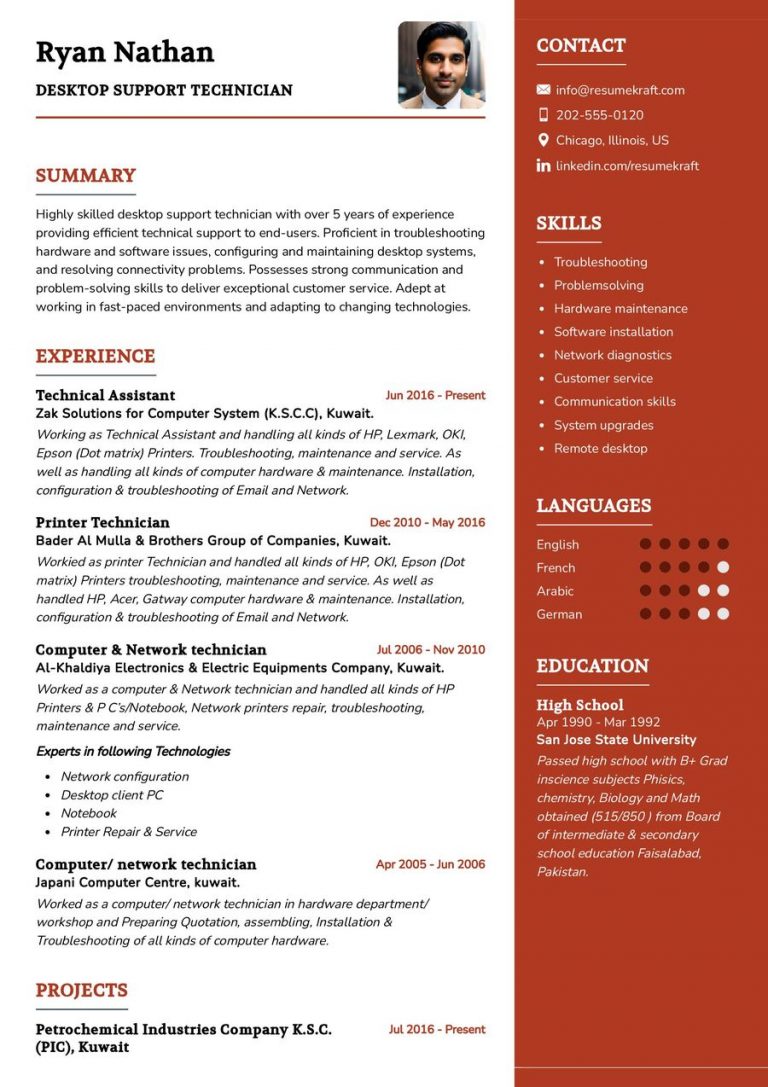 2200+ Professional Resume Samples in 2025 | ResumeKraft