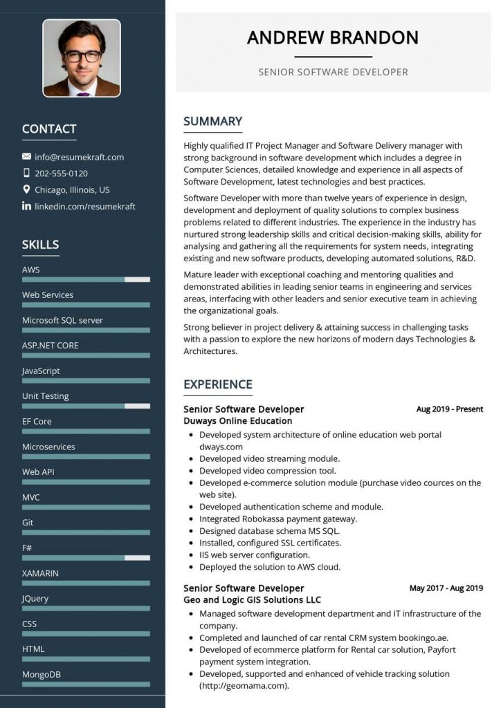IT Resume Samples - Page 10 of 41 in 2024 - ResumeKraft