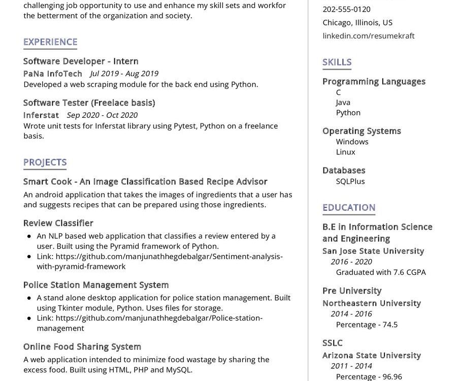 Software Developer Intern CV Sample In 2025 ResumeKraft software-developer-intern-cv-sample-in-2025-resumekraft