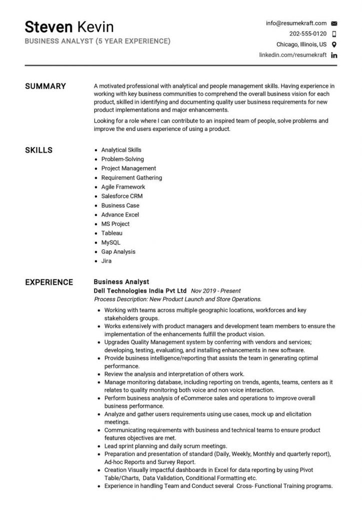 IT Resume Samples - Page 11 of 46 in 2024 - ResumeKraft