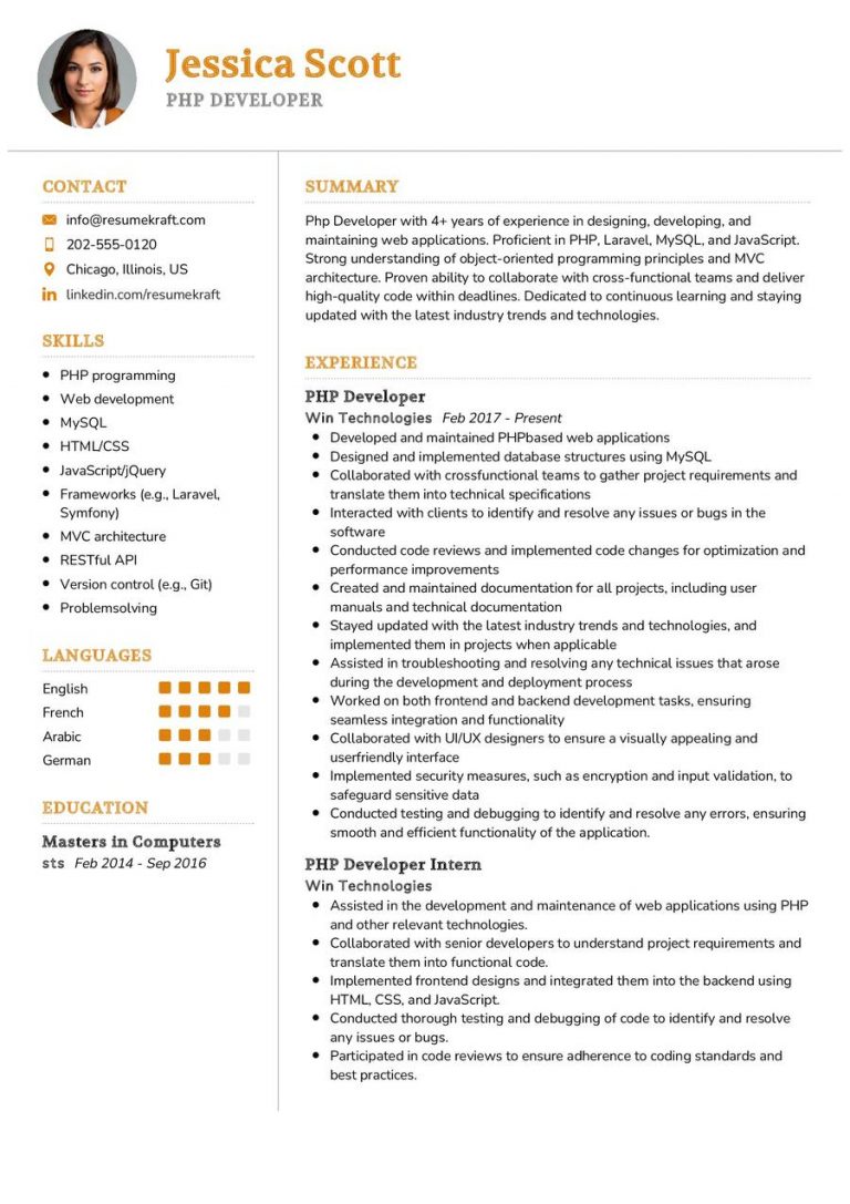 IT Resume Samples - Page 14 of 47 in 2024 - ResumeKraft