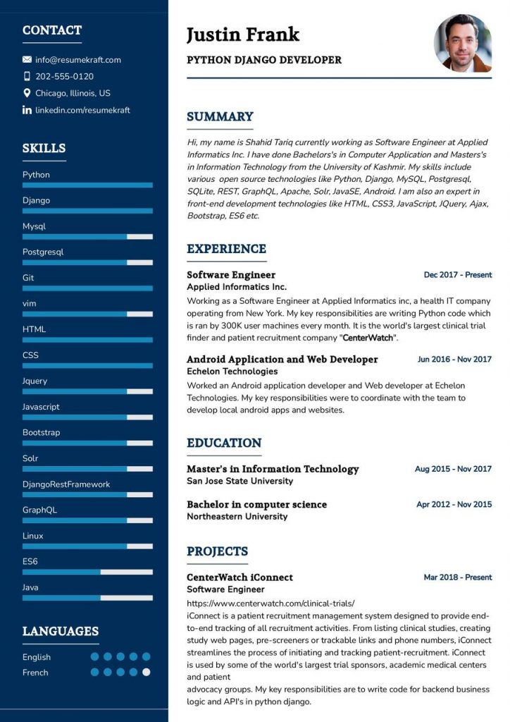 IT Resume Samples - Page 10 of 47 in 2025 - ResumeKraft