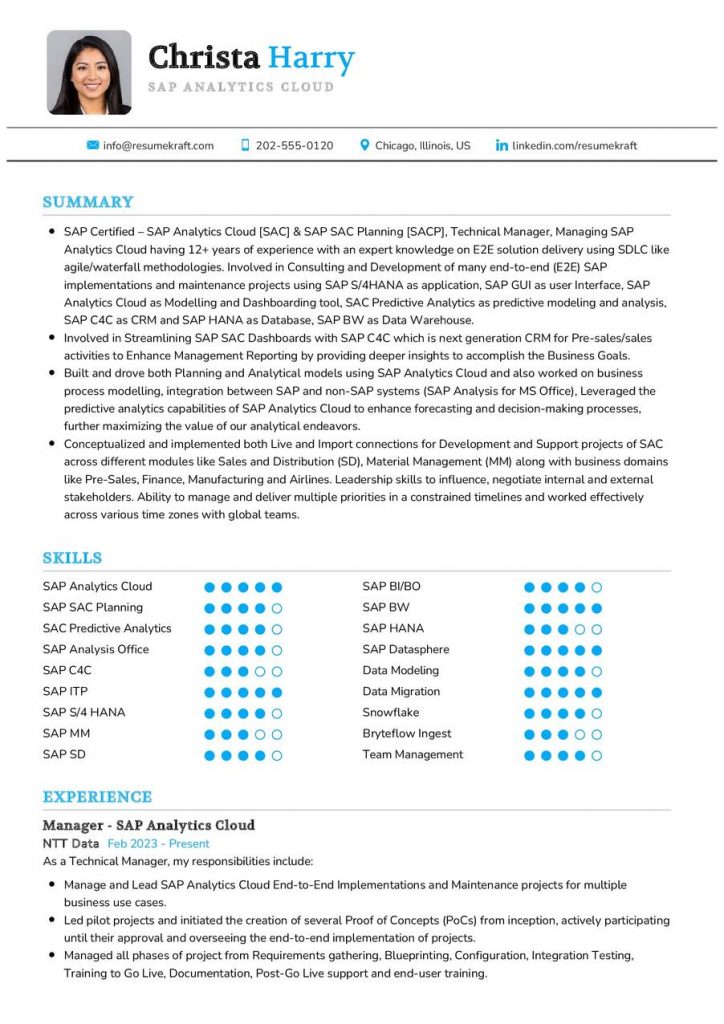 2200+ Professional Resume Samples in 2024 | ResumeKraft