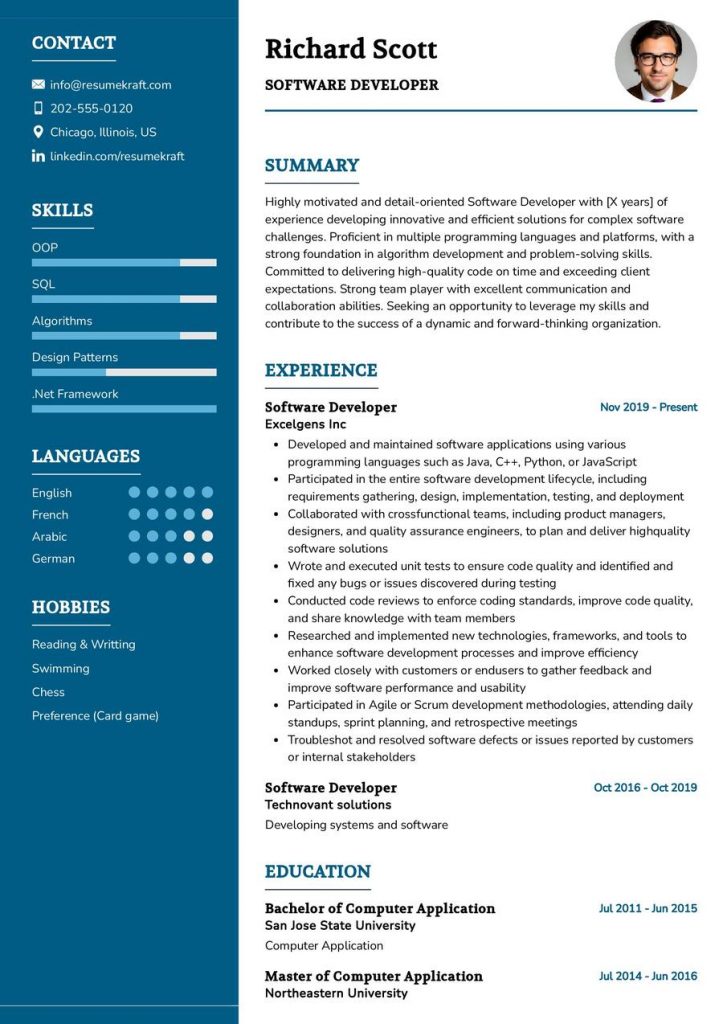 2200+ Professional Resume Samples in 2024 | ResumeKraft