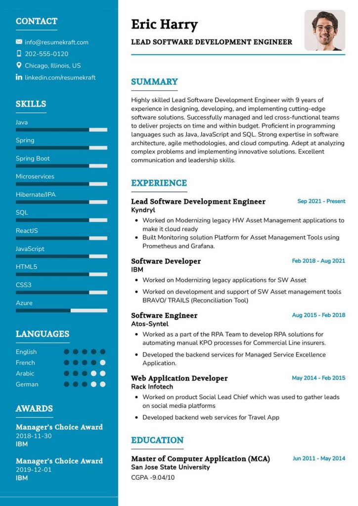 IT Resume Samples - Page 5 of 47 in 2025 - ResumeKraft