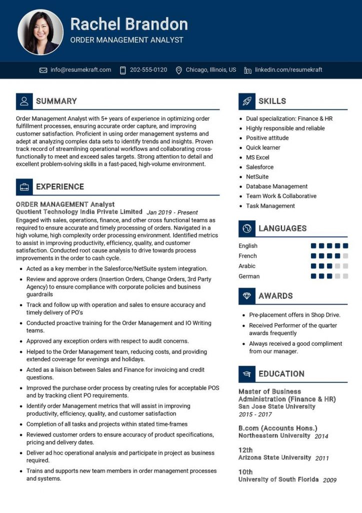CV Samples - Page 5 of 67 in 2025 - ResumeKraft