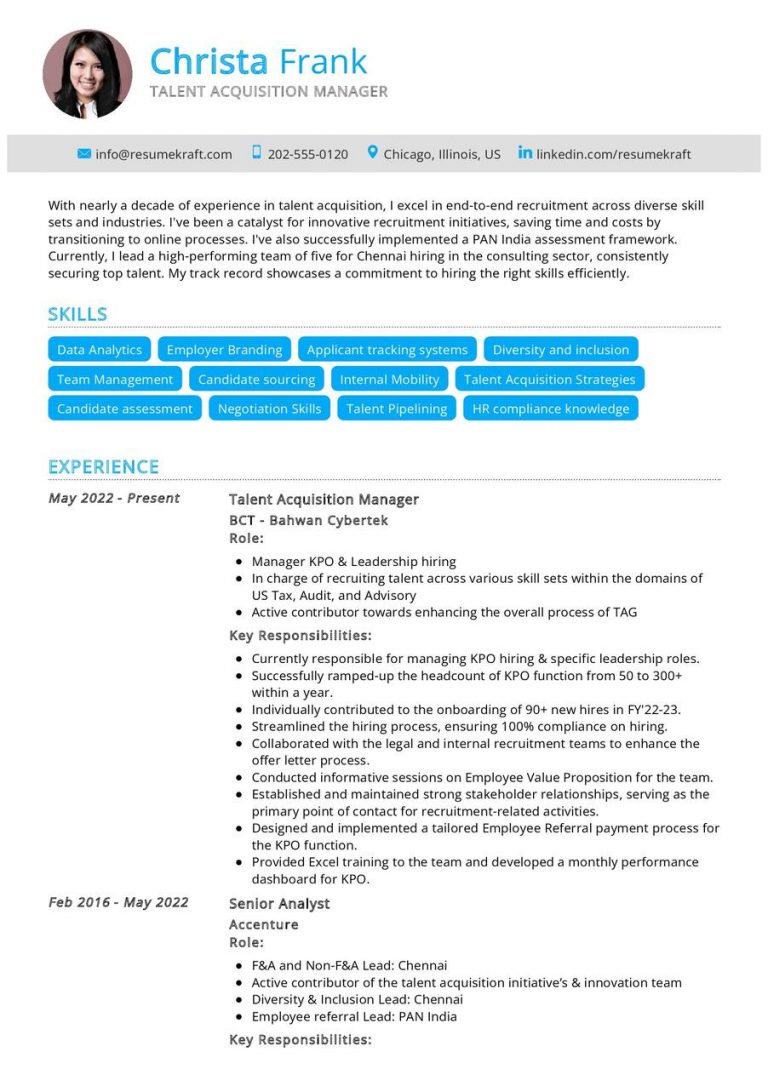 2200+ Professional Resume Samples in 2025 | ResumeKraft