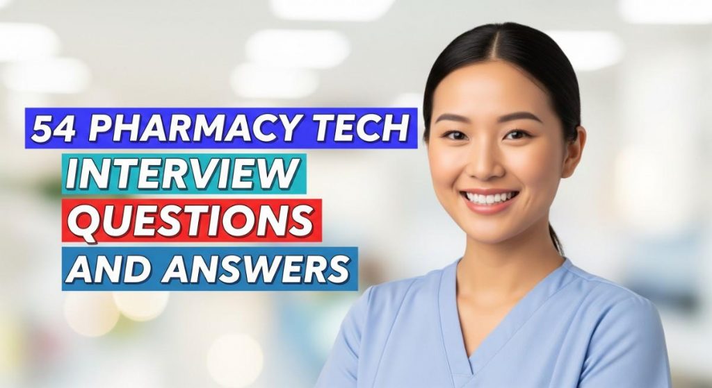 54 Pharmacy Tech Interview Questions and Answers in 2025
